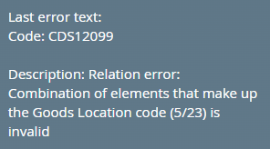 How do I enter goods location codes in a CDS import declaration? – AEB ...