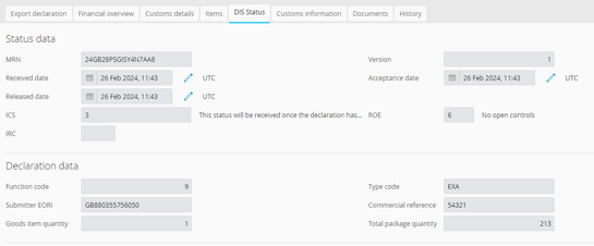 How do I send a Declaration Information Service (DIS) query? – AEB Help ...