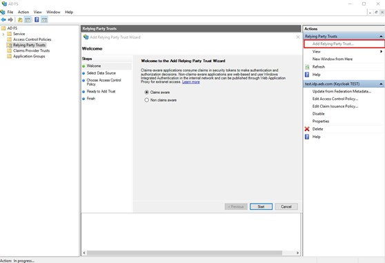 Setting up single sign-on (SSO) via Microsoft AD FS – AEB Help Center