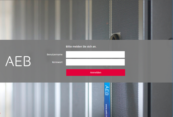 Login oder AEB-Konto selbst erstellen – AEB Help Center